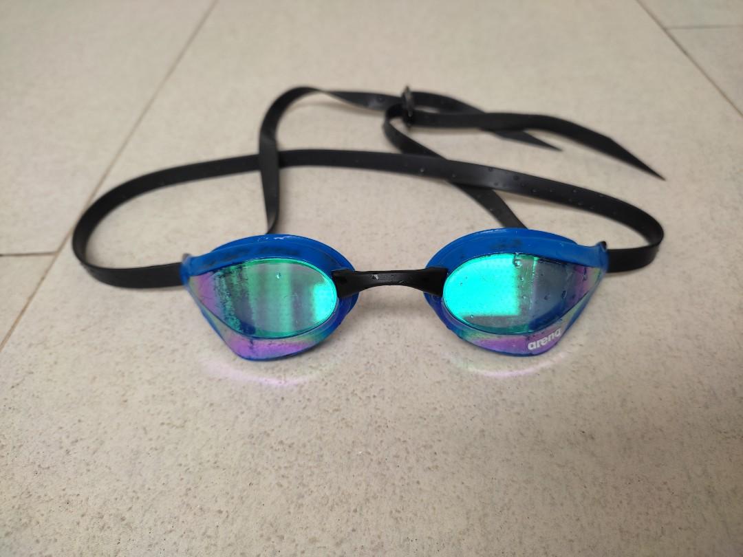 Mirrored lens arena python, snake adult swimming goggles, Sports ...