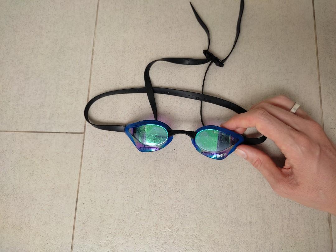 Mirrored lens arena python, snake adult swimming goggles, Sports ...