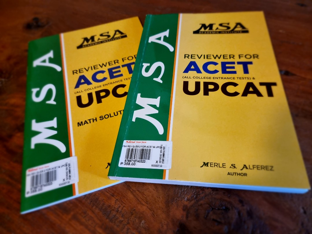 MSA Reviewer for ACET & UPCAT, Hobbies & Toys, Books & Magazines ...