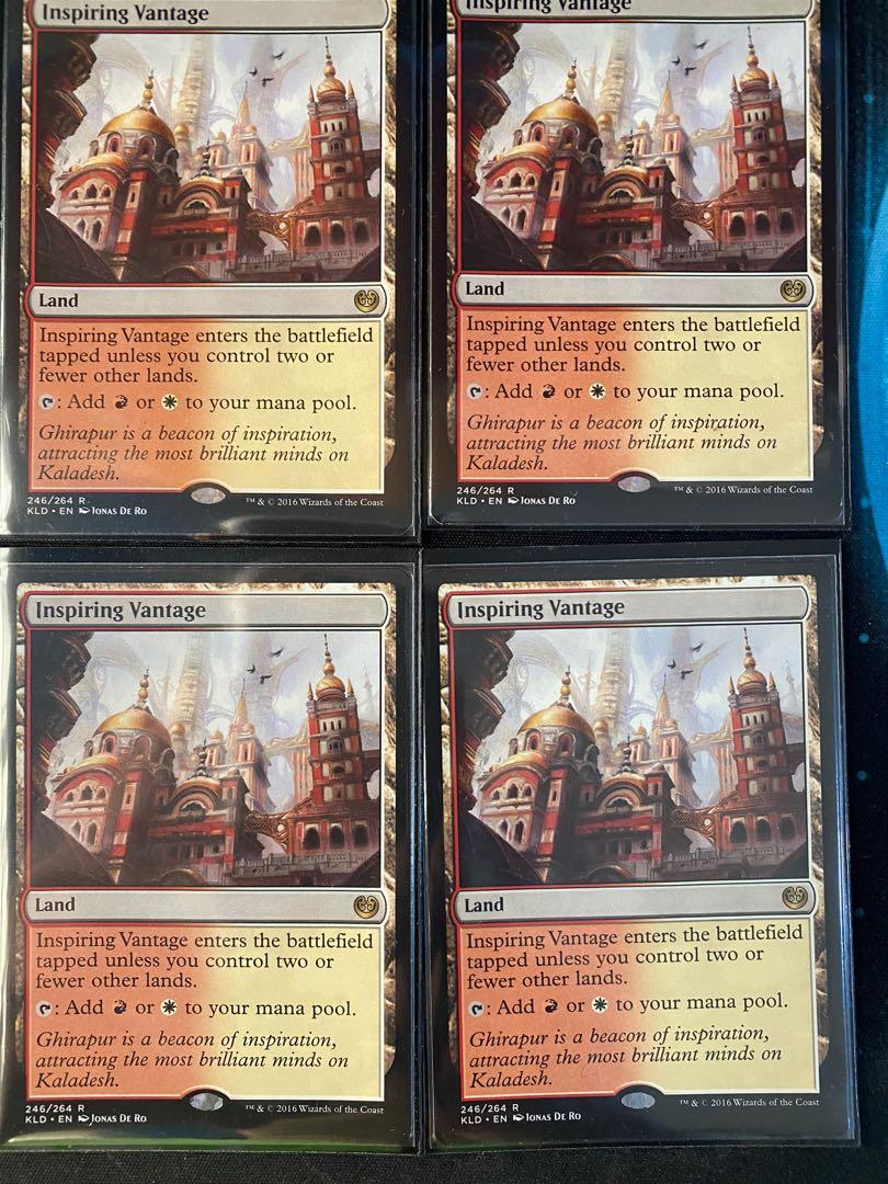 MTG Inspiring Vantage (KLD) Set, Hobbies & Toys, Toys & Games on Carousell
