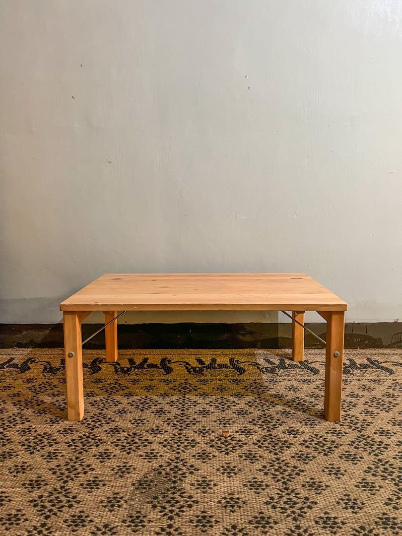 Muji design folding table, Furniture & Home Living, Furniture, Tables ...