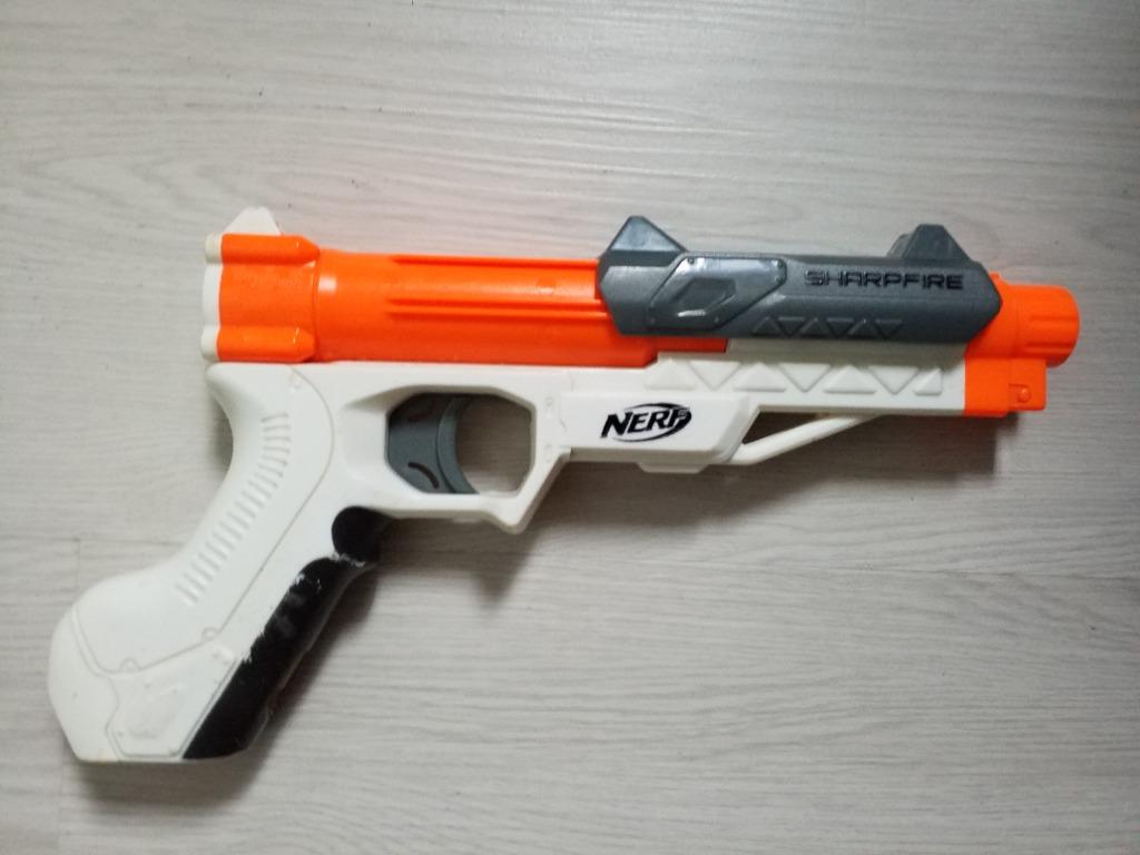 Nerf Sharpfire (Cheap), Hobbies & Toys, Toys & Games on Carousell