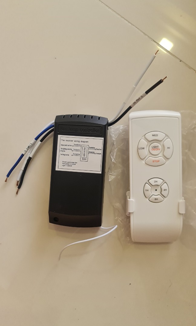 NEW fan lamp controller, Furniture & Home Living, Lighting & Fans, Fans ...