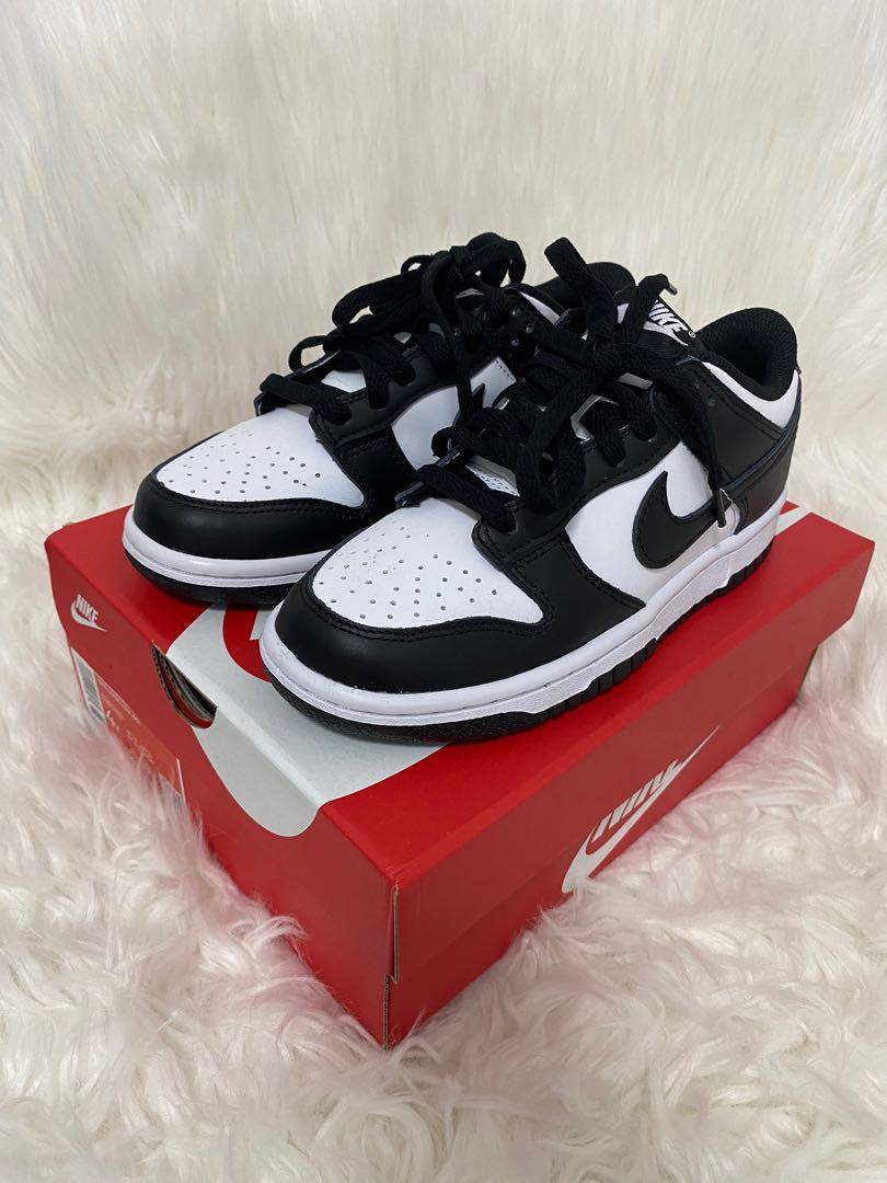 Nike Dunk Low Panda GS 4Y, Women's Fashion, Footwear, Sneakers on Carousell