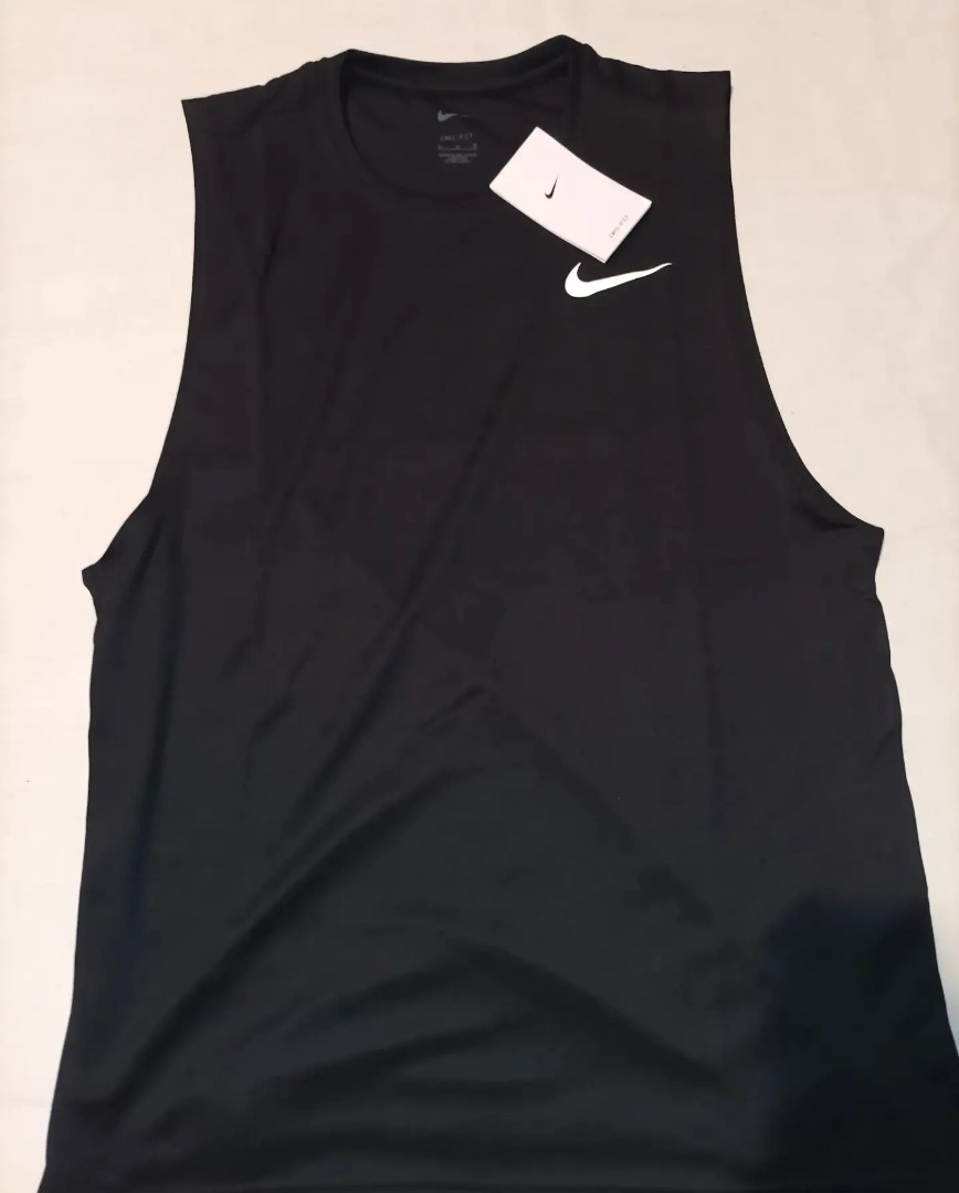 Nike Men's Training Sando Dri-fit, Men's Fashion, Activewear on Carousell