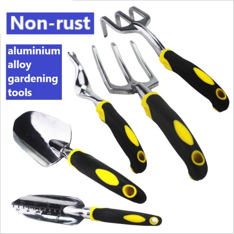 Non-Rust Gardening Tools for Digging Loosening Soil, Shovel, Fork, Rake ...