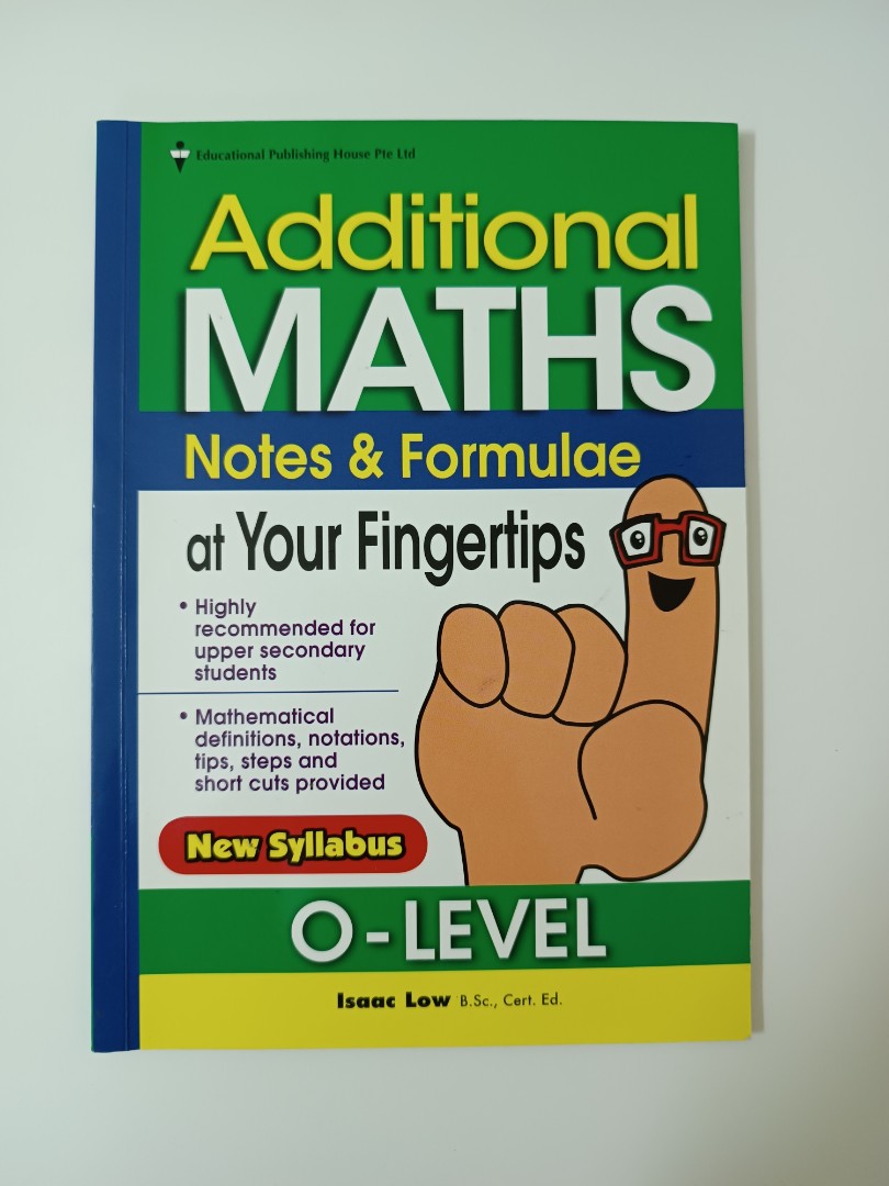 o levels additional maths notes and formula, Hobbies & Toys, Books ...