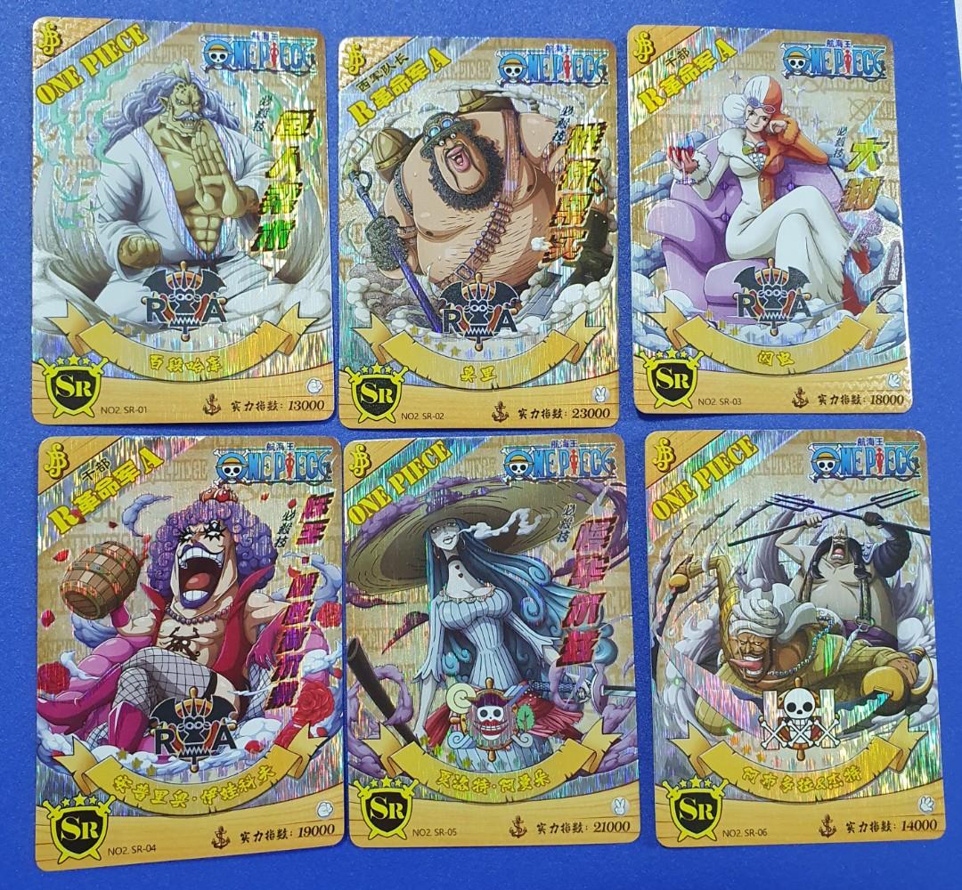 One Piece collectable cards (1 set deck : 30 SR + 1 SSR), Hobbies ...