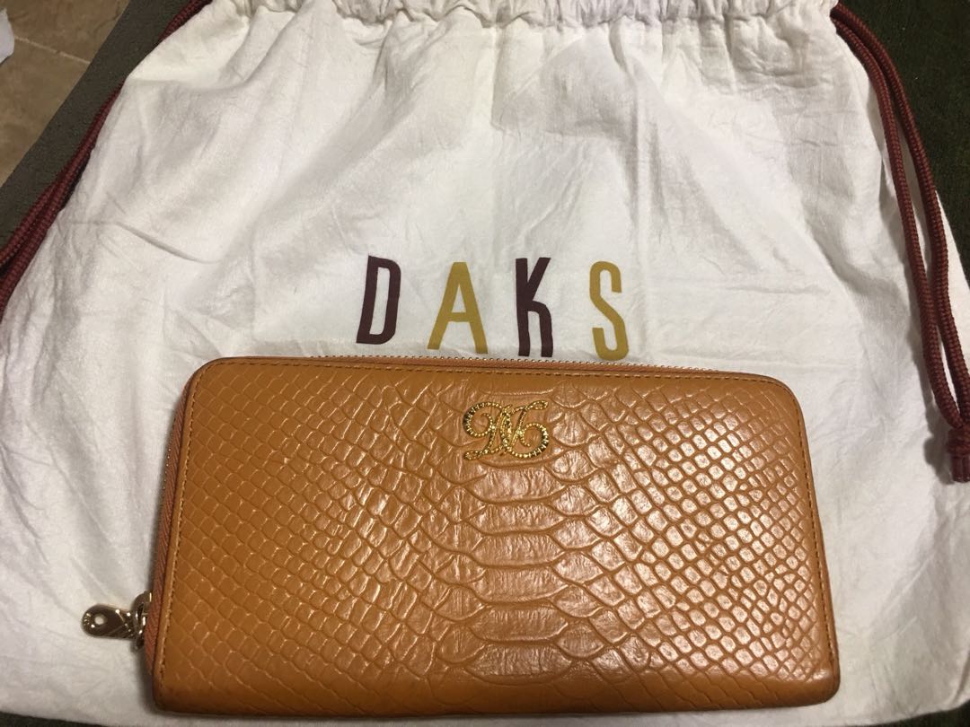 Original Daks long wallet, Luxury, Bags & Wallets on Carousell
