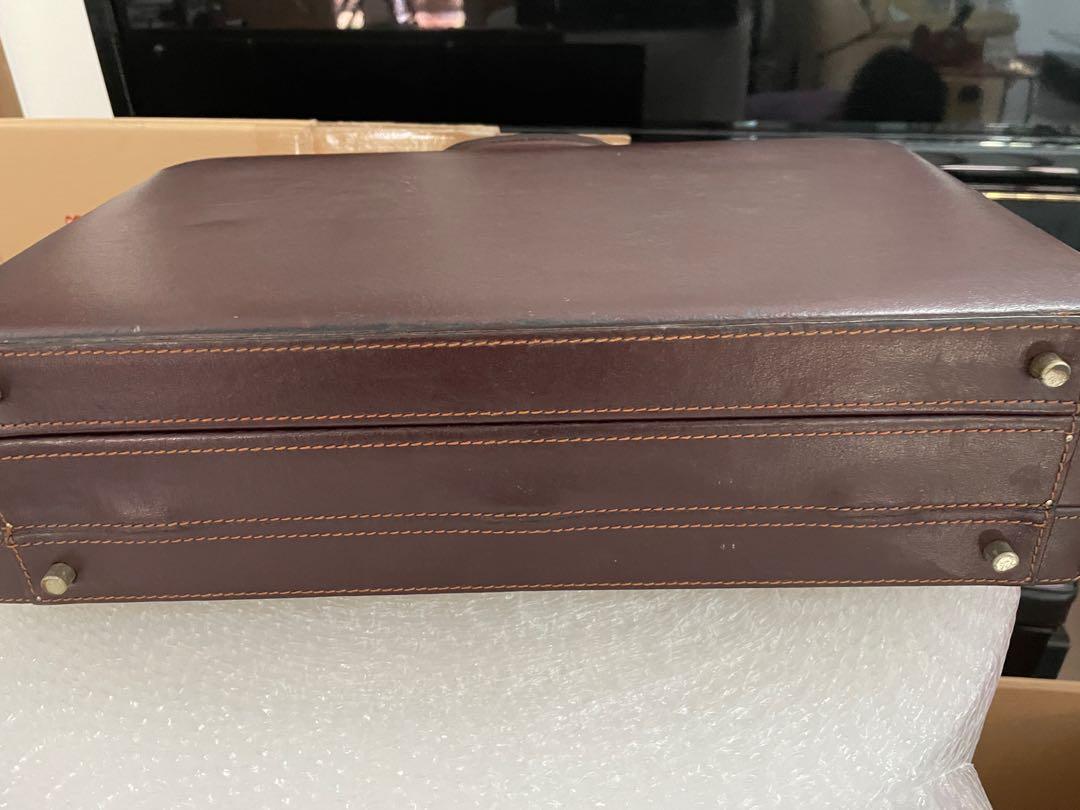 Pierre Cardin vintage leather briefcase, Men's Fashion, Bags ...