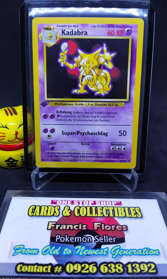 Kadabra Pokemon Card