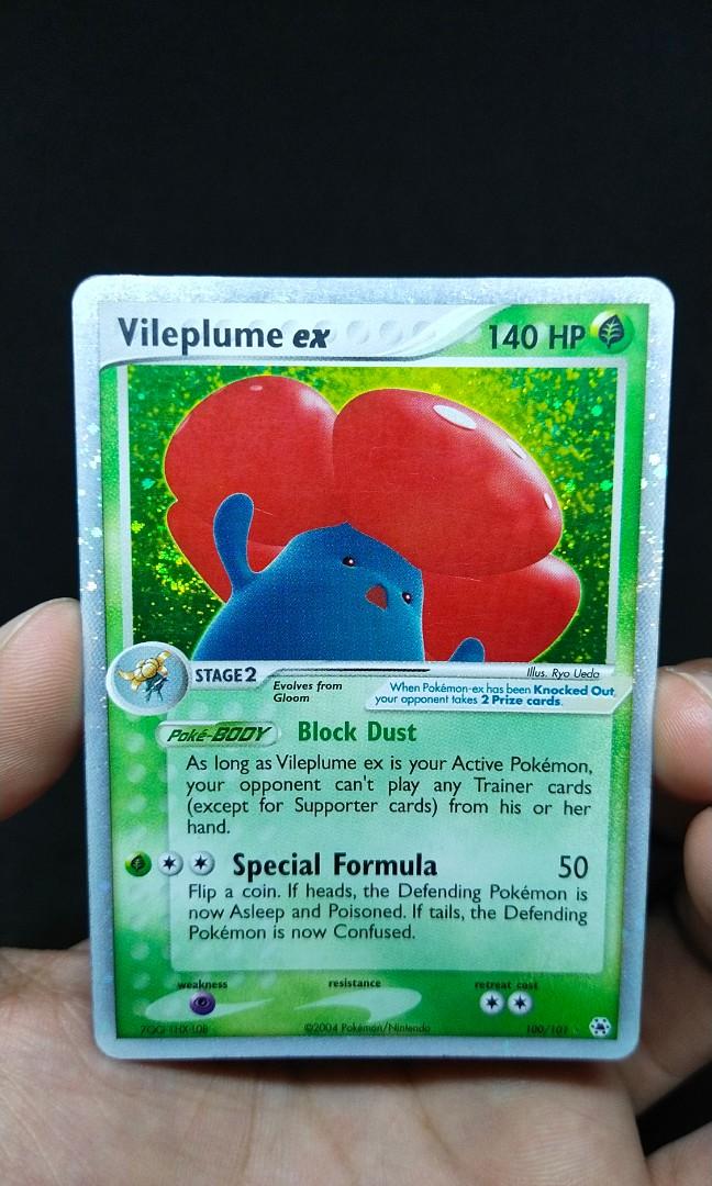 Pokemon Card - VILEPLUME EX #100 - HOLO (EX HIDDEN LEGENDS) YEAR 2004 ...