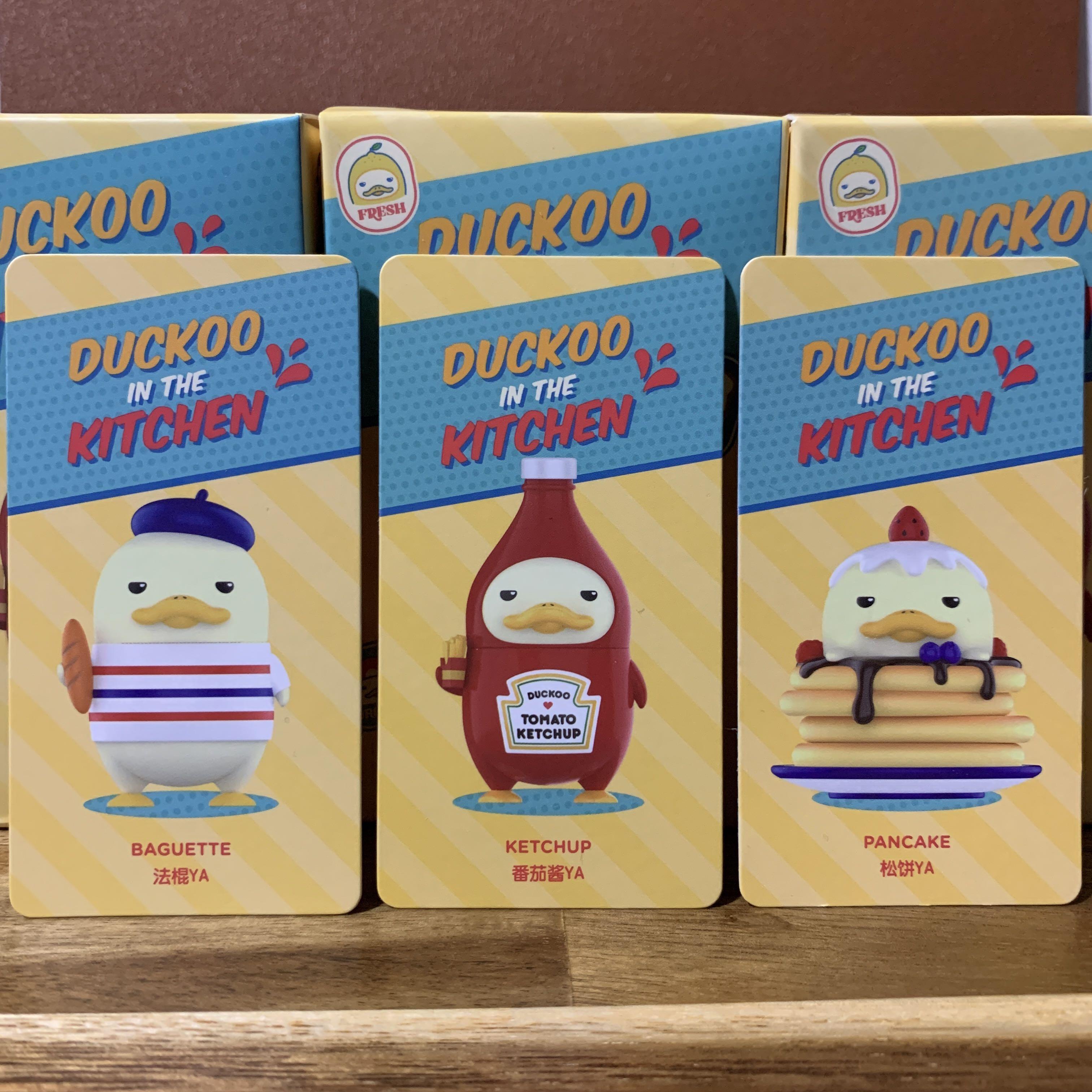 POPMART Duckoo In The Kitchen: Ketchup / Pancake / Baguette , Hobbies ...
