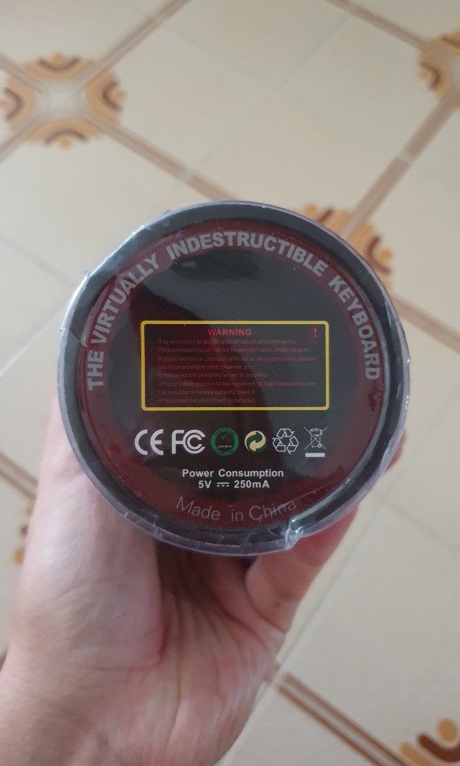 Portable Silicone Indestructible Keyboard, Computers & Tech, Parts ...