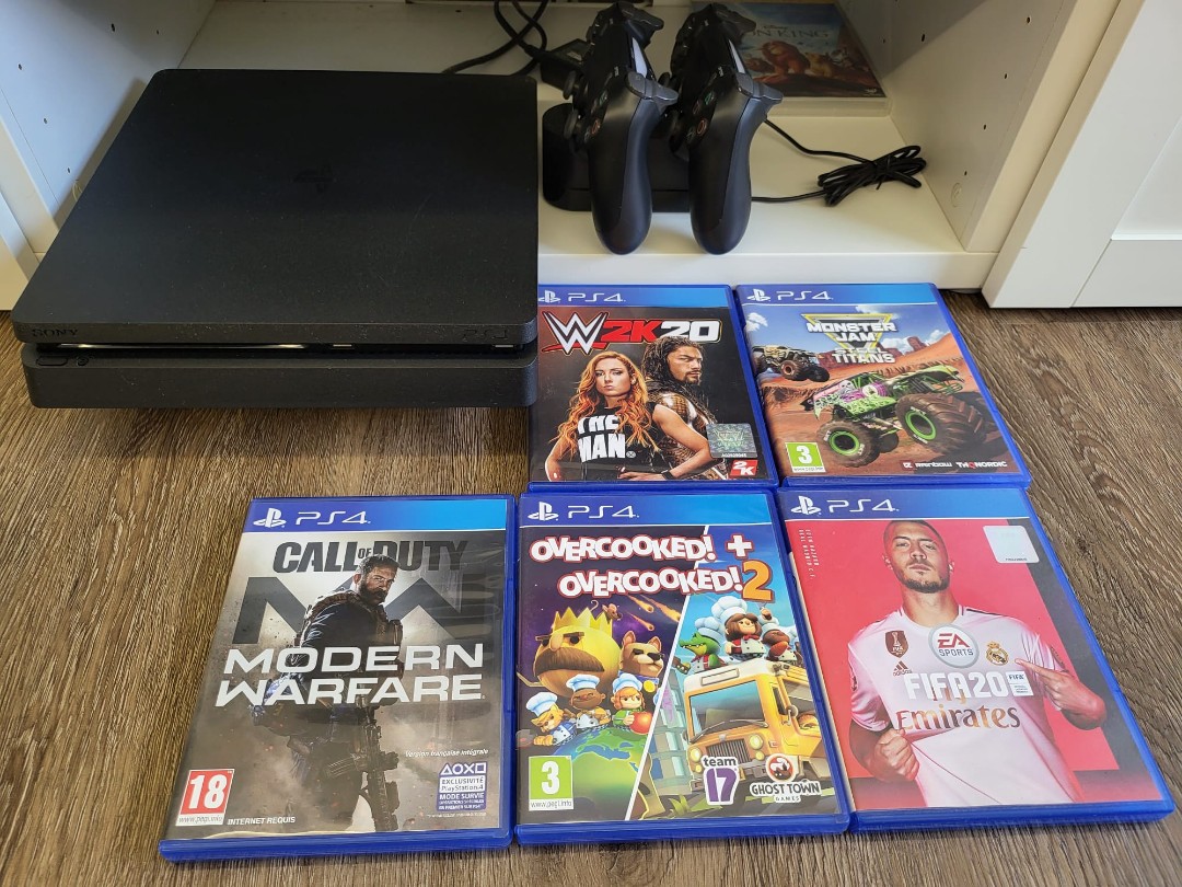 PS4 full set with console and games, Video Gaming, Video Game Consoles ...