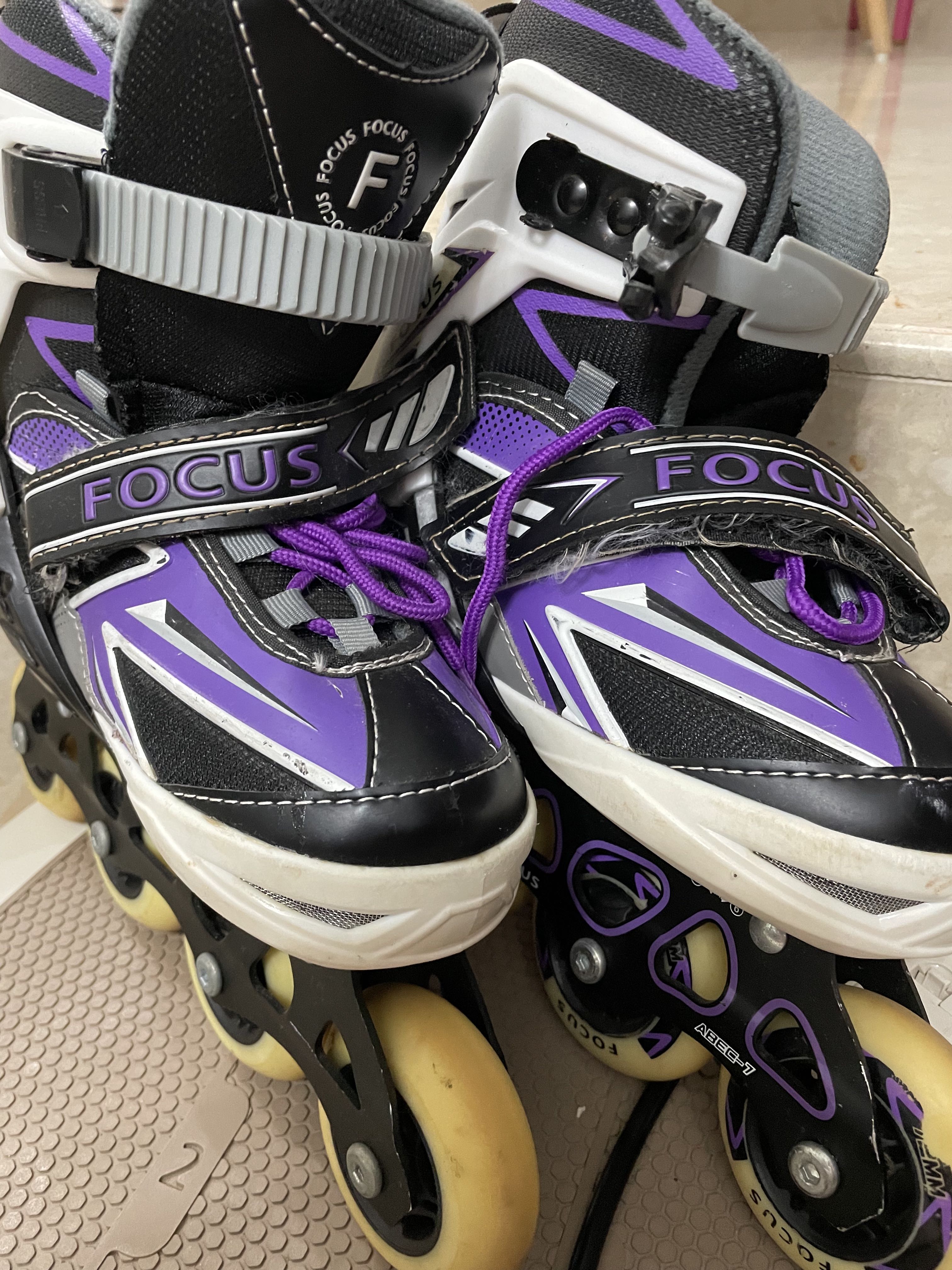 Purple rollerblade., Sports Equipment, Sports & Games, Skates ...