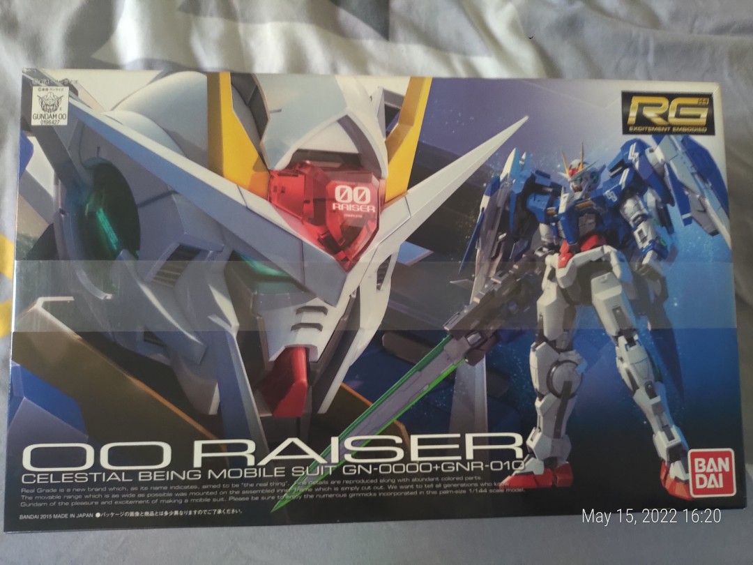 Real Grade Gundam - 00 Raiser, Hobbies & Toys, Toys & Games on Carousell