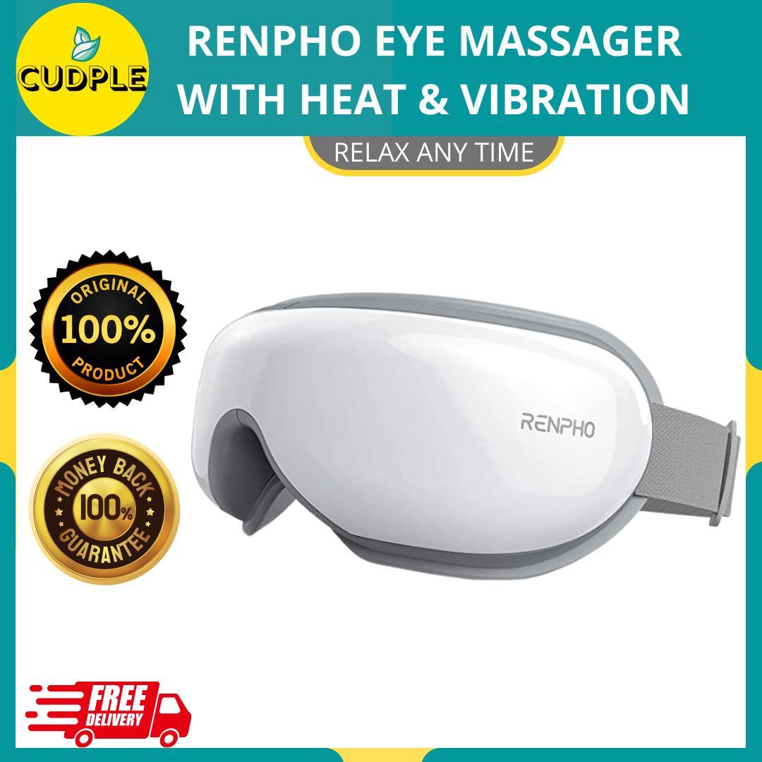RENPHO Eye Massager with Heat and Vibration, Remote Control ...