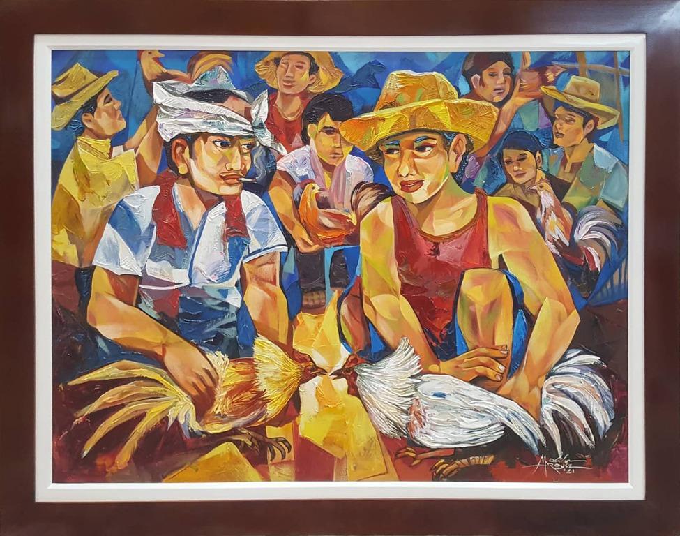 Sabong, Hobbies & Toys, Stationary & Craft, Art & Prints on Carousell