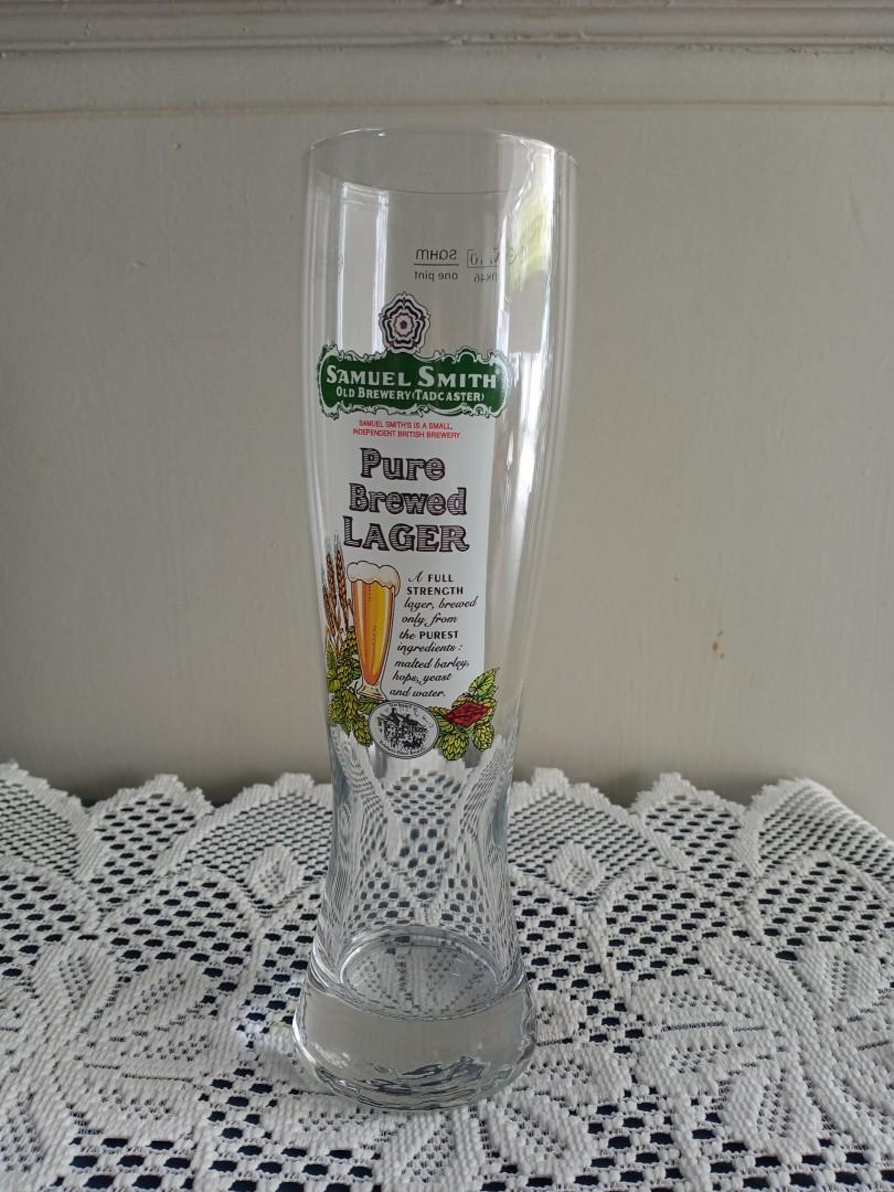 Samuel Smith beer tall glass, Furniture & Home Living, Kitchenware ...