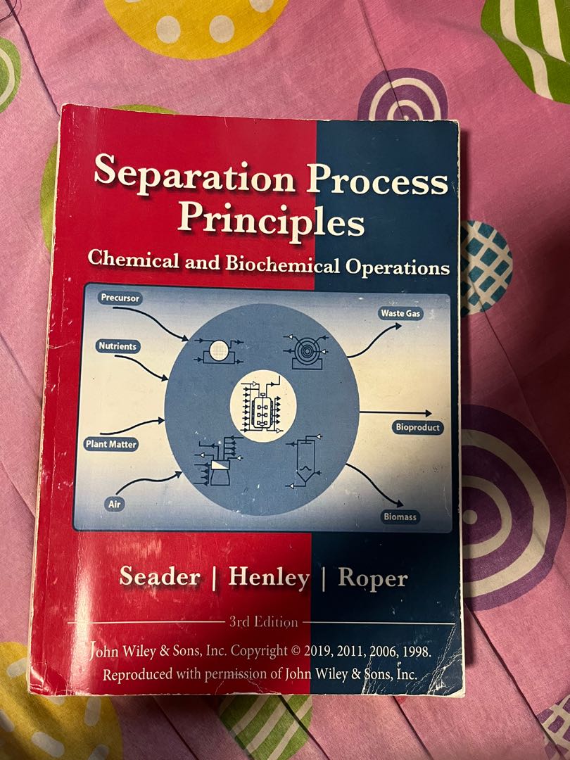 Separation Process Principles, Hobbies & Toys, Books & Magazines ... Separation Process Principles, Hobbies & Toys, Books & Magazines ...