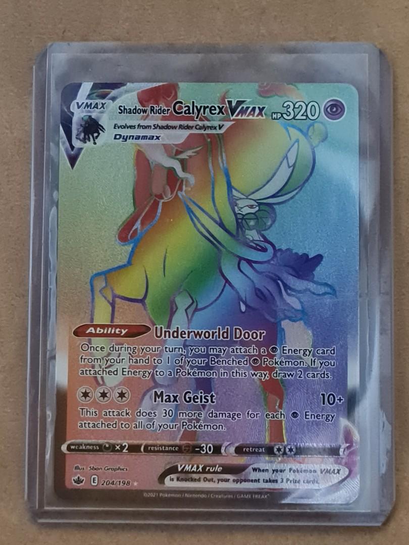POKEMON Shadow Rider Calyrex VMax 204/198, Hobbies & Toys, Memorabilia ...