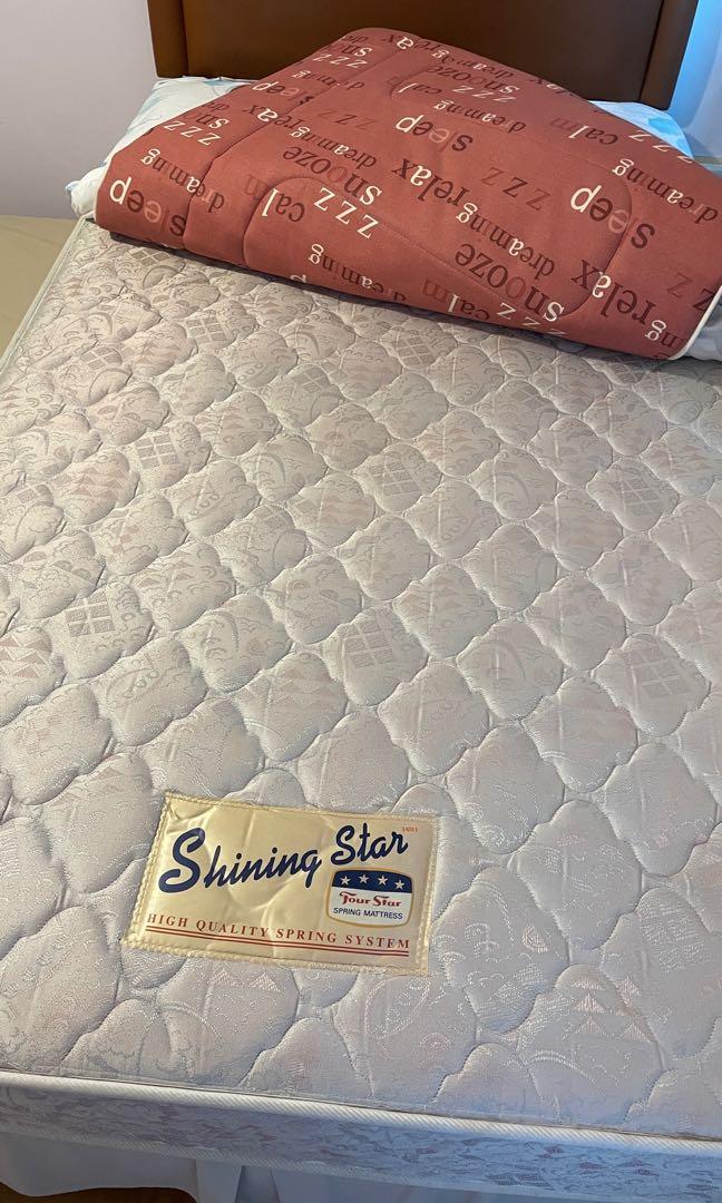 Singer bed, Furniture & Home Living, Furniture, Bed Frames & Mattresses ...