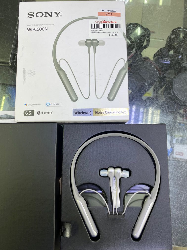 Sony WI-C600N wireless Noise canceling headset, Audio, Headphones ...