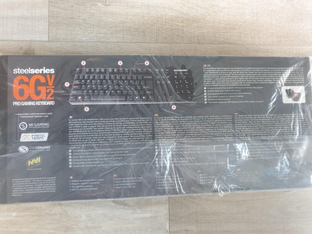 Steelseries 6G V2 Mechanical Keyboard, Computers & Tech, Parts ...