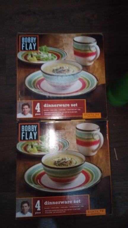 TAKE ALL Bobby Flay Dinnerware set (2 sets), Furniture & Home Living ...