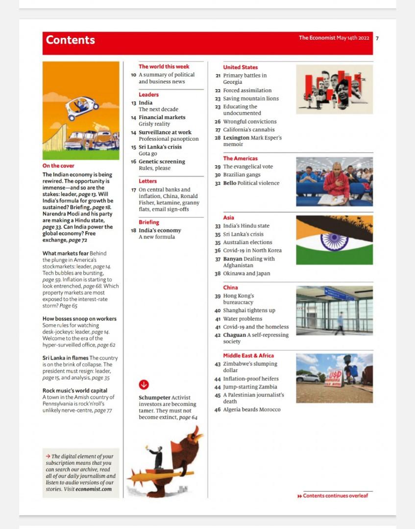 The Economist/Time Magazine 2022 digital #gp learning #one year ...