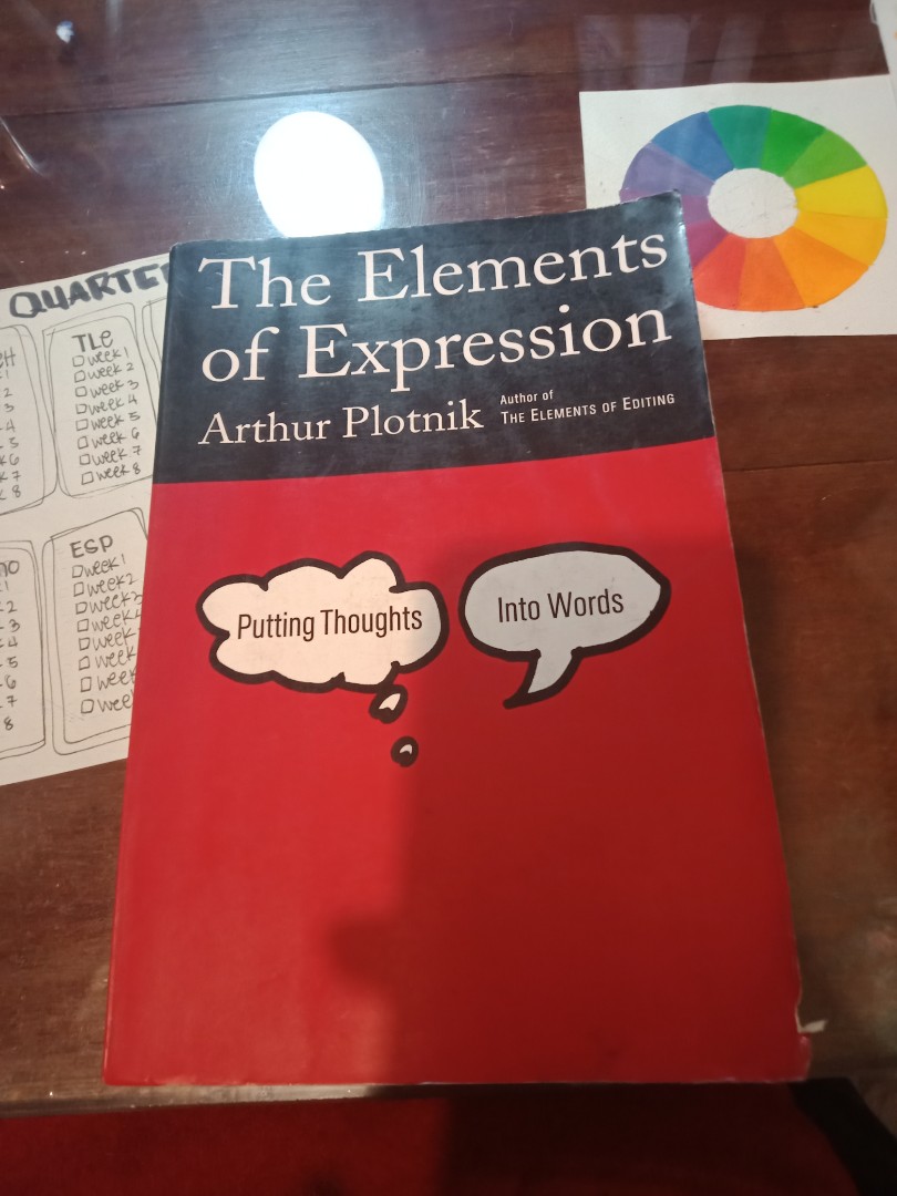 "The Elements of Expression" by Arthur Plotnik, Hobbies & Toys, Books ...