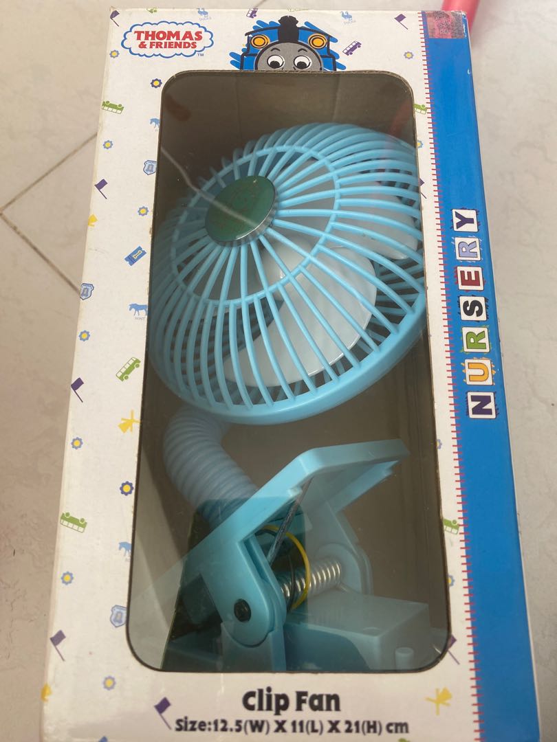 Thomas & Friends Clip Fan/ Vtech Lullaby teddy projector, Babies & Kids ...