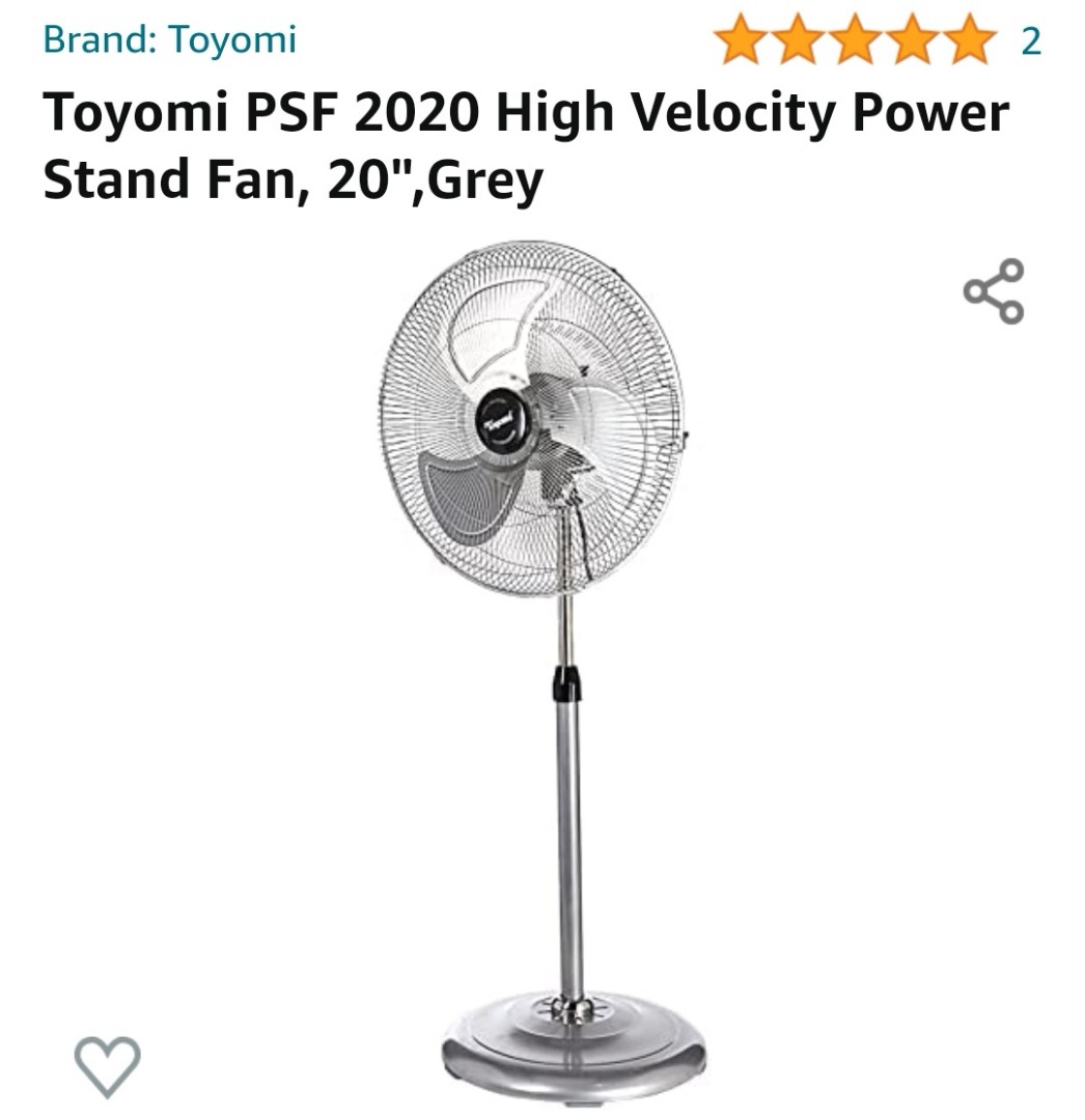 Toyomi standing fan, Furniture & Home Living, Lighting & Fans, Fans on ...