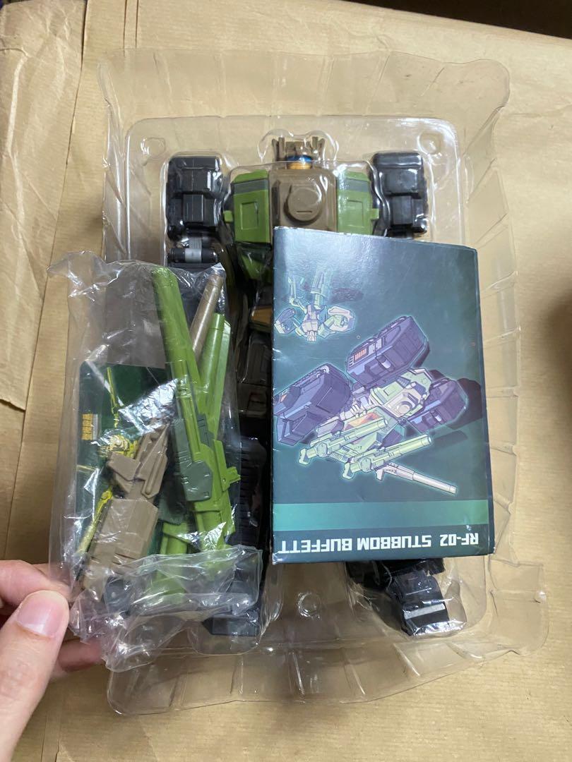 Transformers Yes Model Hardhead Stubbom Buffett RF-02 Headmaster ...