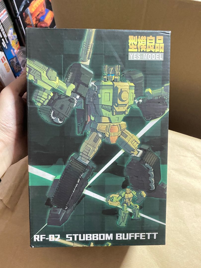 Transformers Yes Model Hardhead Stubbom Buffett RF-02 Headmaster ...