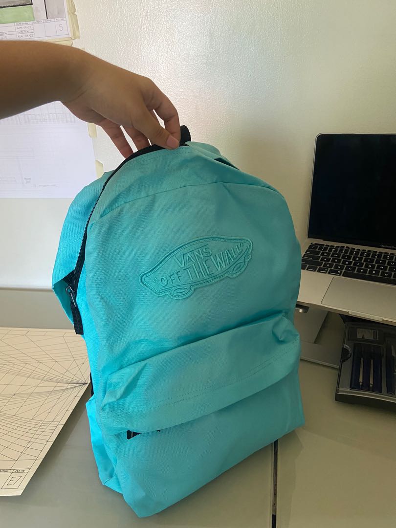 ORIGINAL Vans off the Wall Backpack CYAN, Men's Fashion, Bags ...