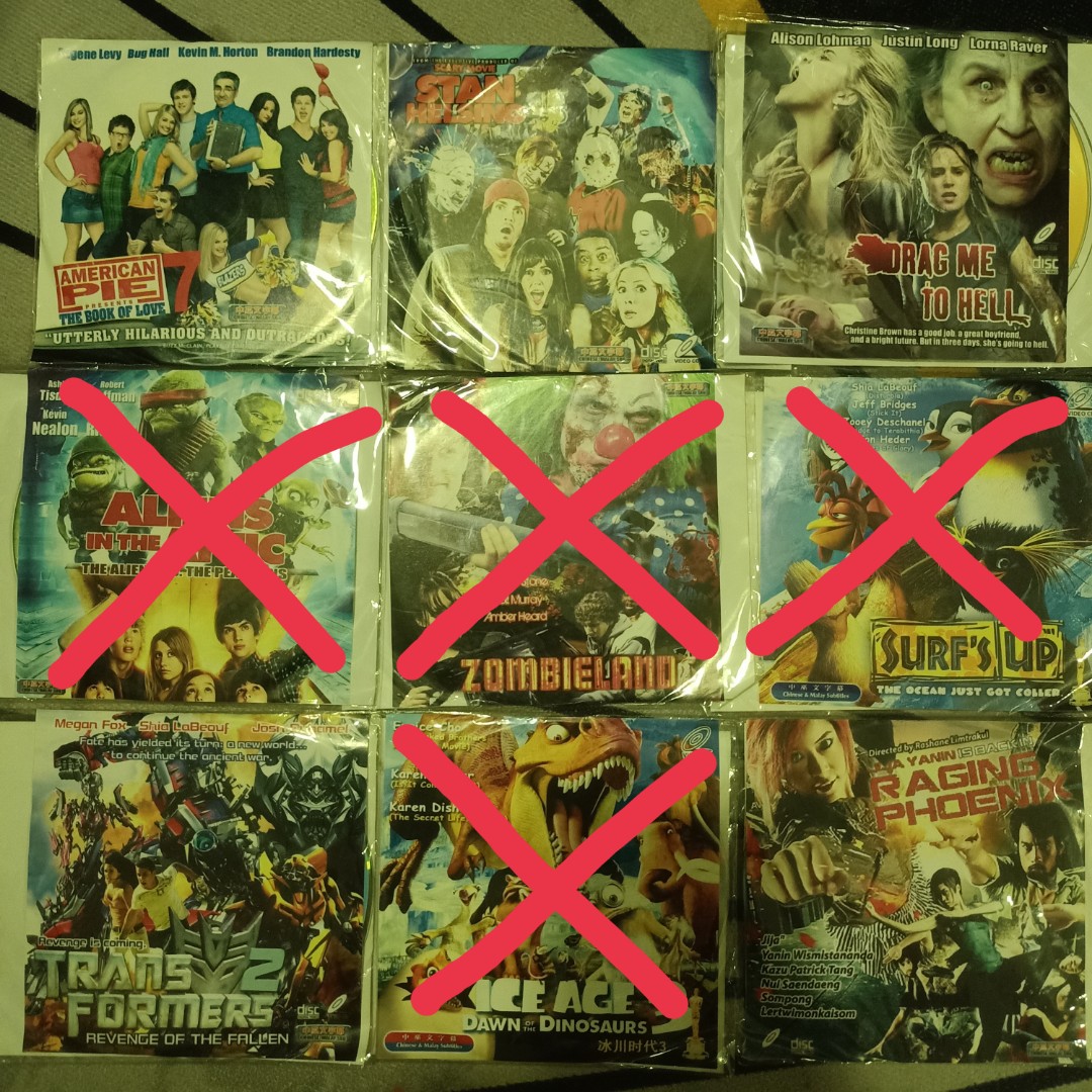 VCD Movies VCD-R various title, Hobbies & Toys, Music & Media, CDs ...