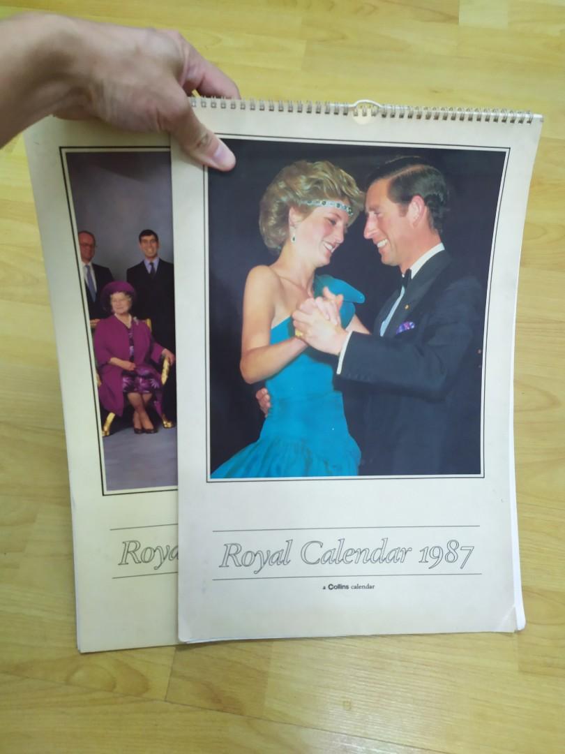 Vintage 1986 & 1987 Royal Calendars, Hobbies & Toys, Collectibles ...