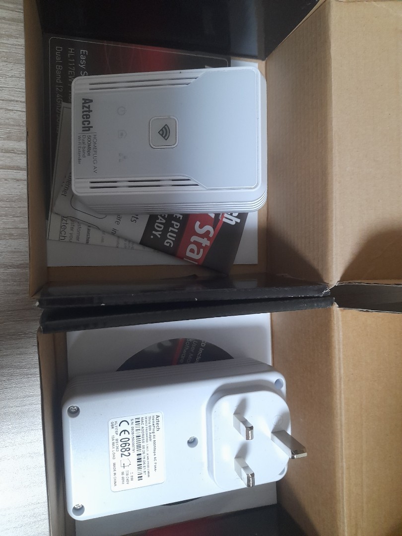 Wi-Fi Aztech Homeplug Wireless-N Extender, TV & Home Appliances ...