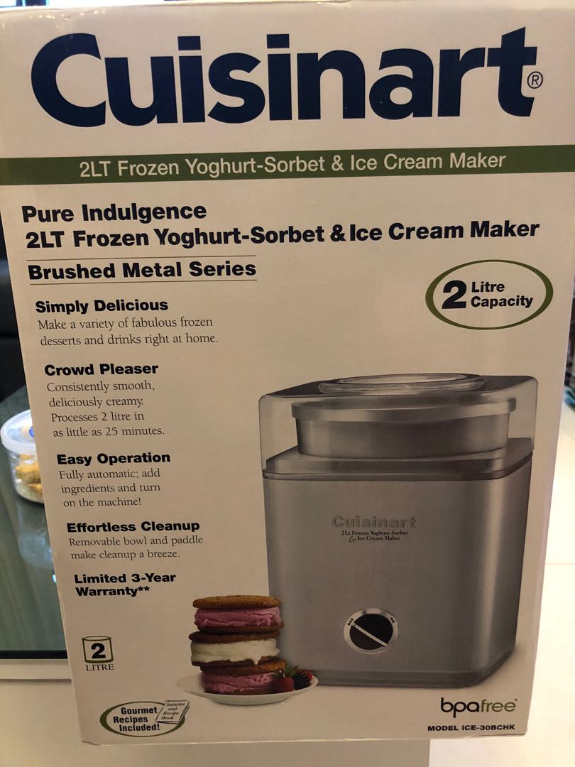 Yogurt and ice cream maker 2lt, TV & Home Appliances, Kitchen ...