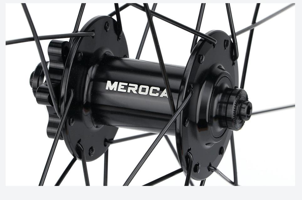 27.5 Super Loud MEROCA Hub wheelset with Ultra Lightweight Black Rims ...
