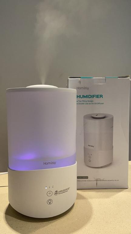 3603) Homasy HM654 4L Cool Mist Humidifier, 50Hours Working Time Homasy ...