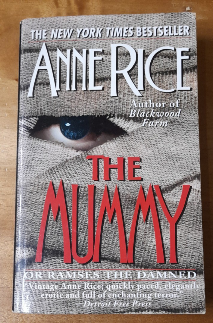 ANNE RICE_The Mummy, Hobbies & Toys, Books & Magazines, Fiction & Non ...