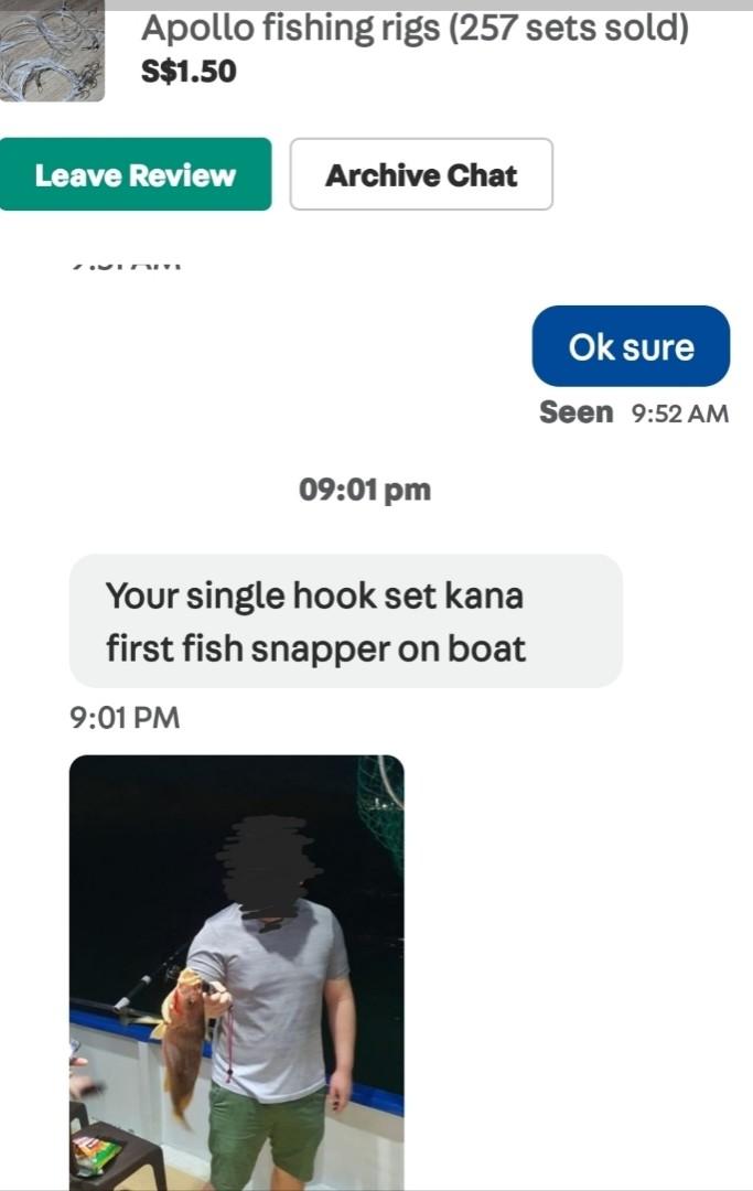 Apollo fishing rigs (445 sets sold), Sports Equipment, Fishing on Carousell