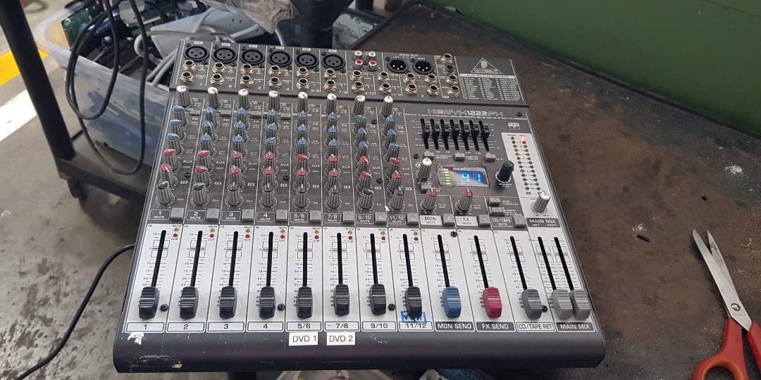 Behringer Audio Mixer 1222FX, Audio, Other Audio Equipment on Carousell