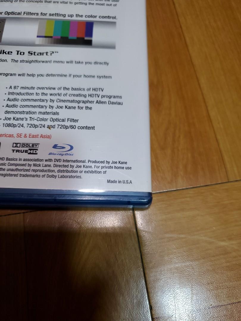 k9. blu-ray / DVD。藍光碟。試機碟。DVE 。DIGITAL VIDEO ESSENTIALS。 HD BASICS。, 興趣 ...