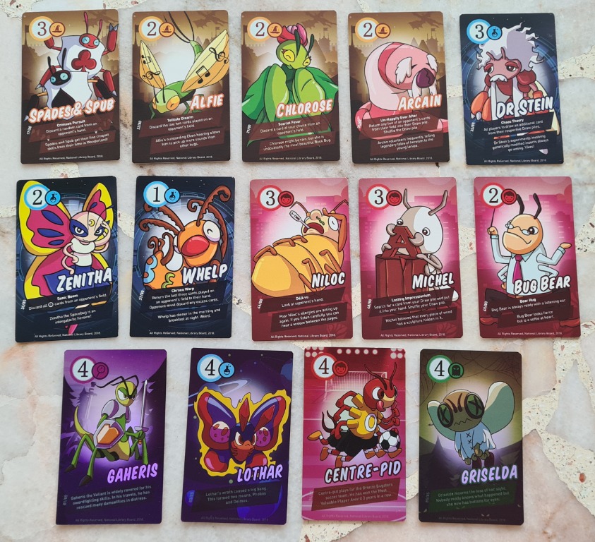 Book Bugs 2 card bundle (13 cards), Hobbies & Toys, Toys & Games on ...