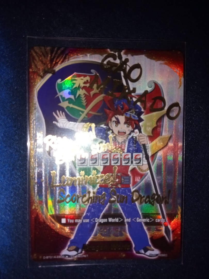 Buddy fight card (GAO MIKADO Rise SUN Burn SUN Luminise! Scorching Sun ...