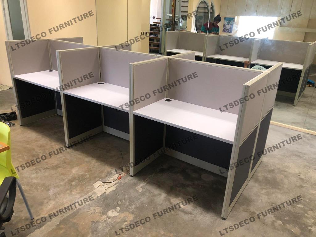 CALL CENTER TABLE OFFICE PARTITION FURNITURE, Furniture & Home Living ...